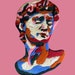 Michelangelo's David Abstract Rug/ Wall Hanging, Greek Statue Rug Art ...