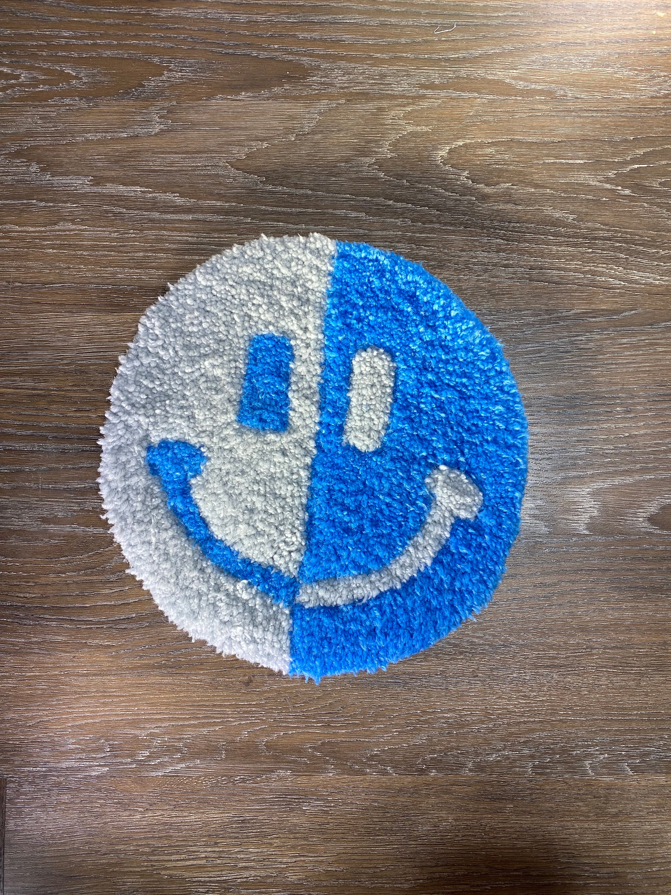Smiley Face Tufted Rug - Etsy
