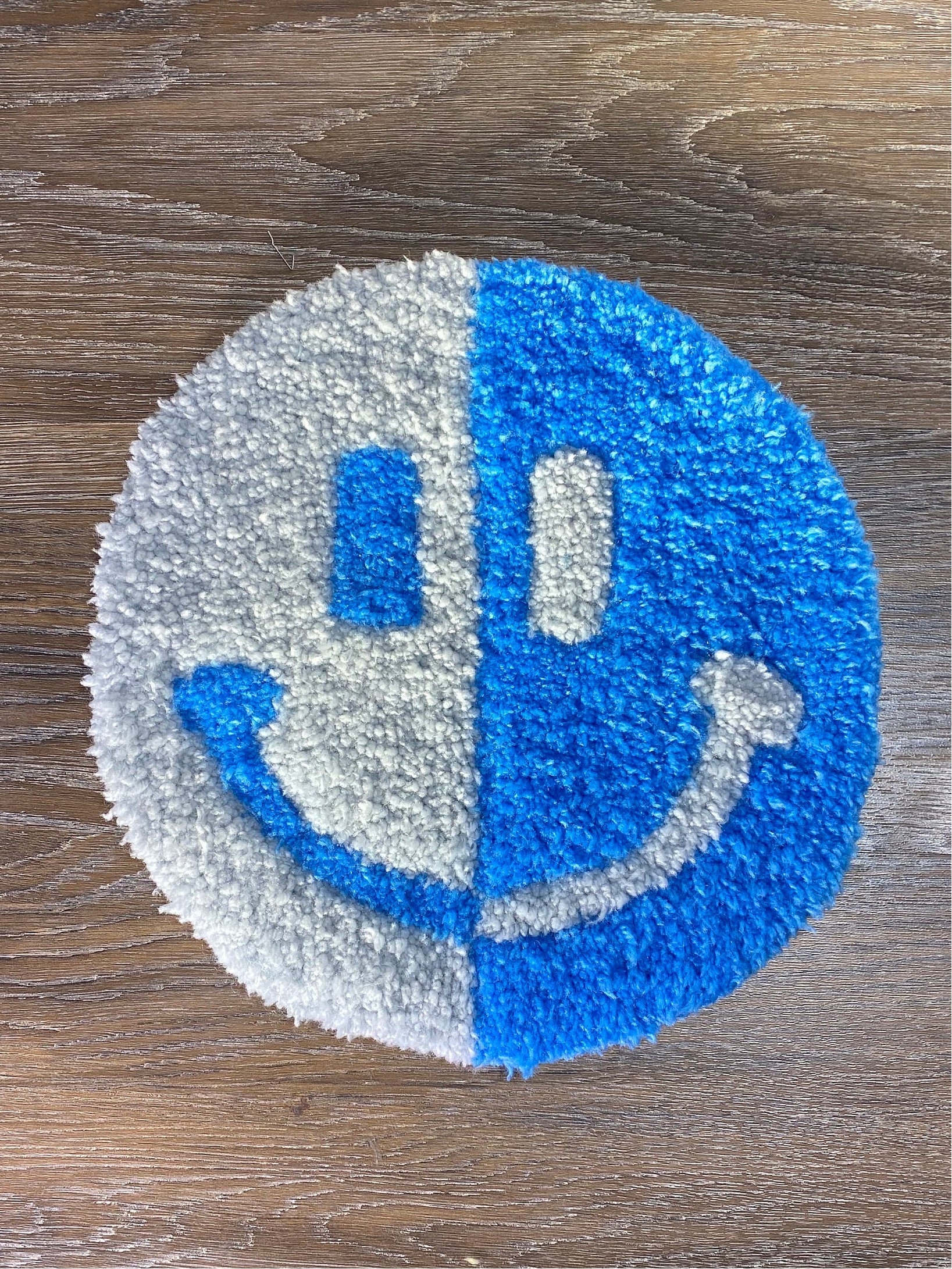 Smiley Face Tufted Rug - Etsy