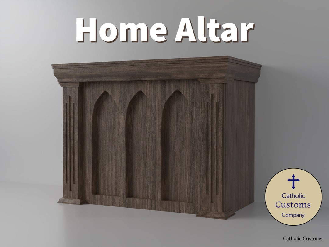 Catholic Home Altar (hand-made Oratory Altar) - Etsy