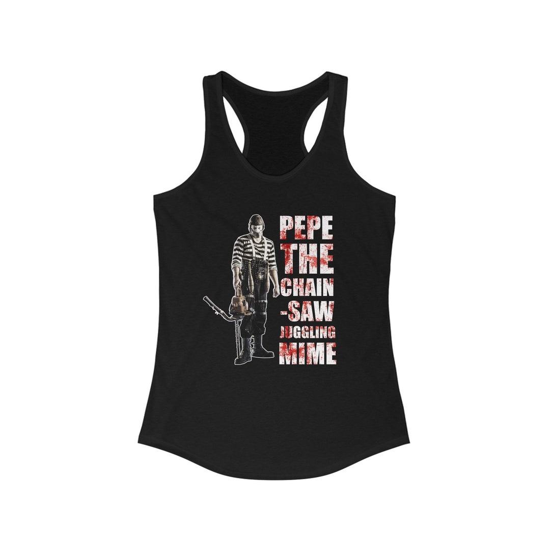 Pepe the Mime "blood Text" - Women's Ideal Racerback Tank - Etsy