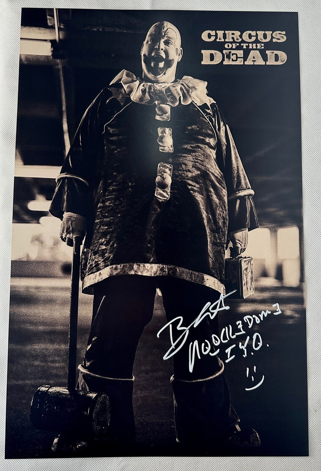 Noodledome the Clown Poster Signed by Ryan Clapp 11''x17'' - Etsy