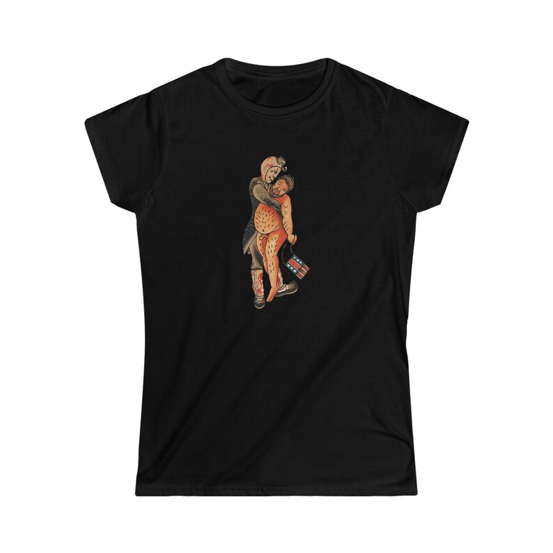 Circus of the Dead "papa & Bloody Bill" Pin-up Tattoo Art Women's Tee ...