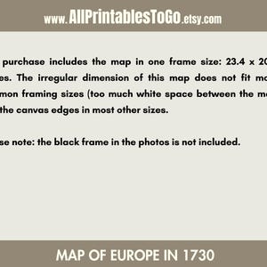 Printable Map of Europe Ca. 1730, Historical Map of Europe, Printable ...