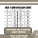 Inch to Centimeter Conversion Chart | Printable Measurement Table PDF ...