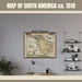 1519 South America Map: Antique World Atlas Print (digital Download) - Etsy