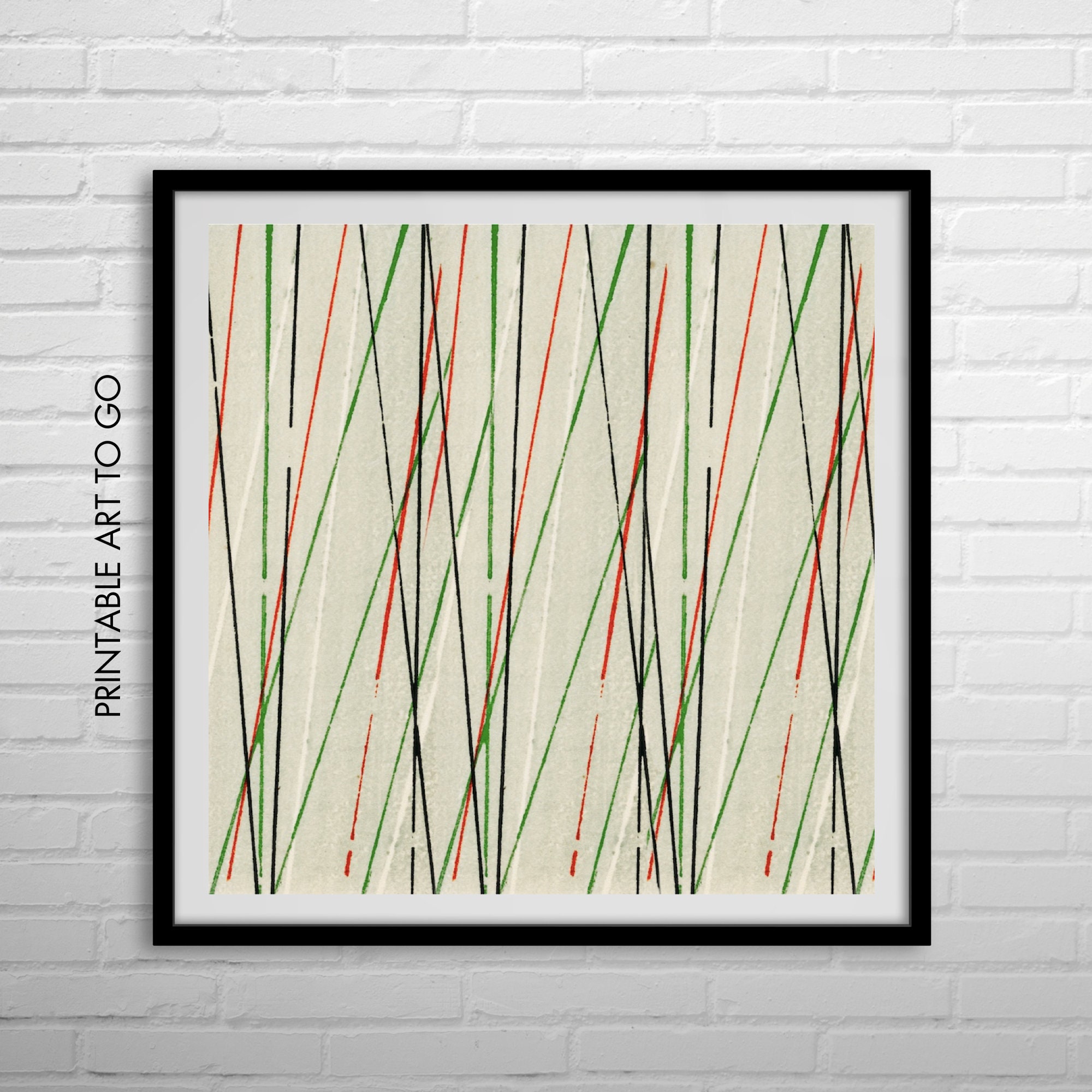 Printable Shima Shima Textile Pattern Red, Green, White, and Black ...