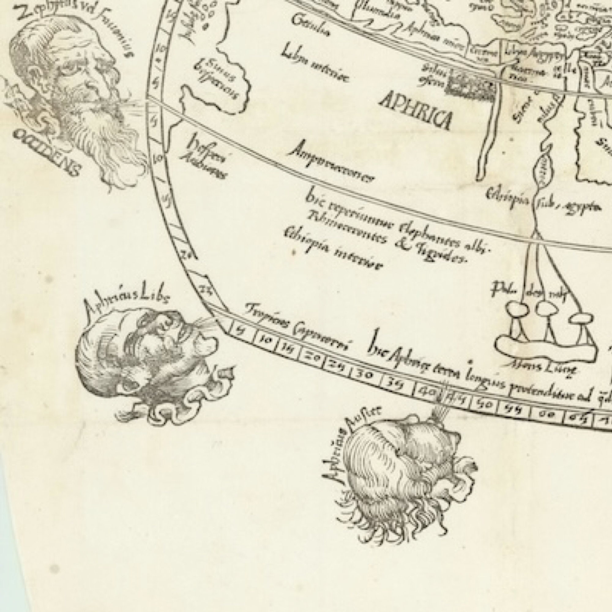 Printable 1503 World Map Printable by Gregor Reisch, High-res Historic ...