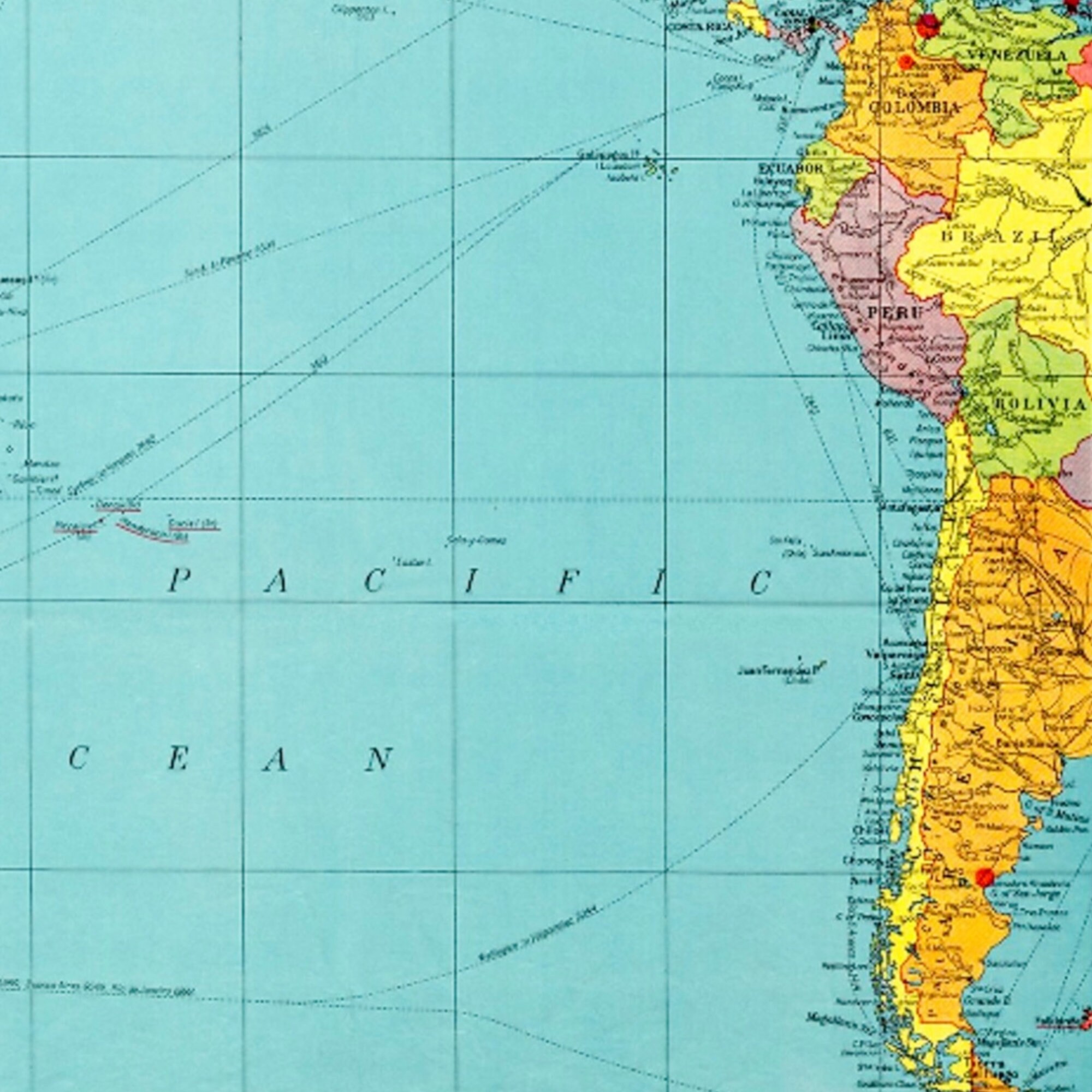 Printable World War II Map of the Pacific Old War Maps World War II ...