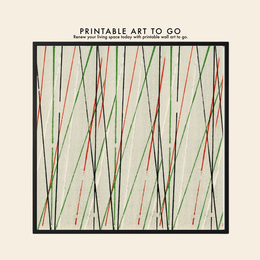 Printable Shima Shima Textile Pattern Red, Green, White, and Black ...