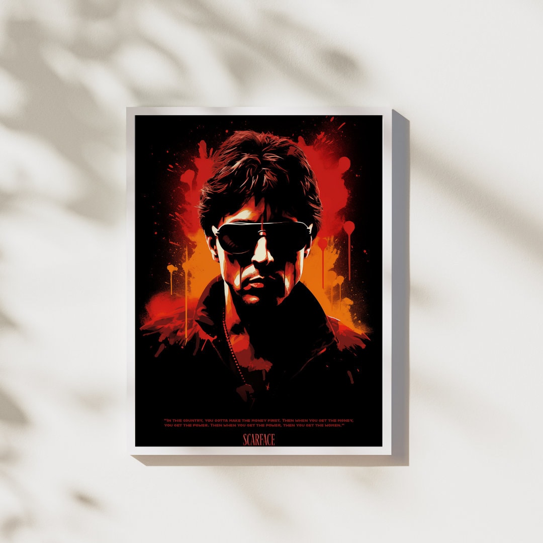 Scarface Printable Alternative Movie Poster, Digital Downloads - Etsy