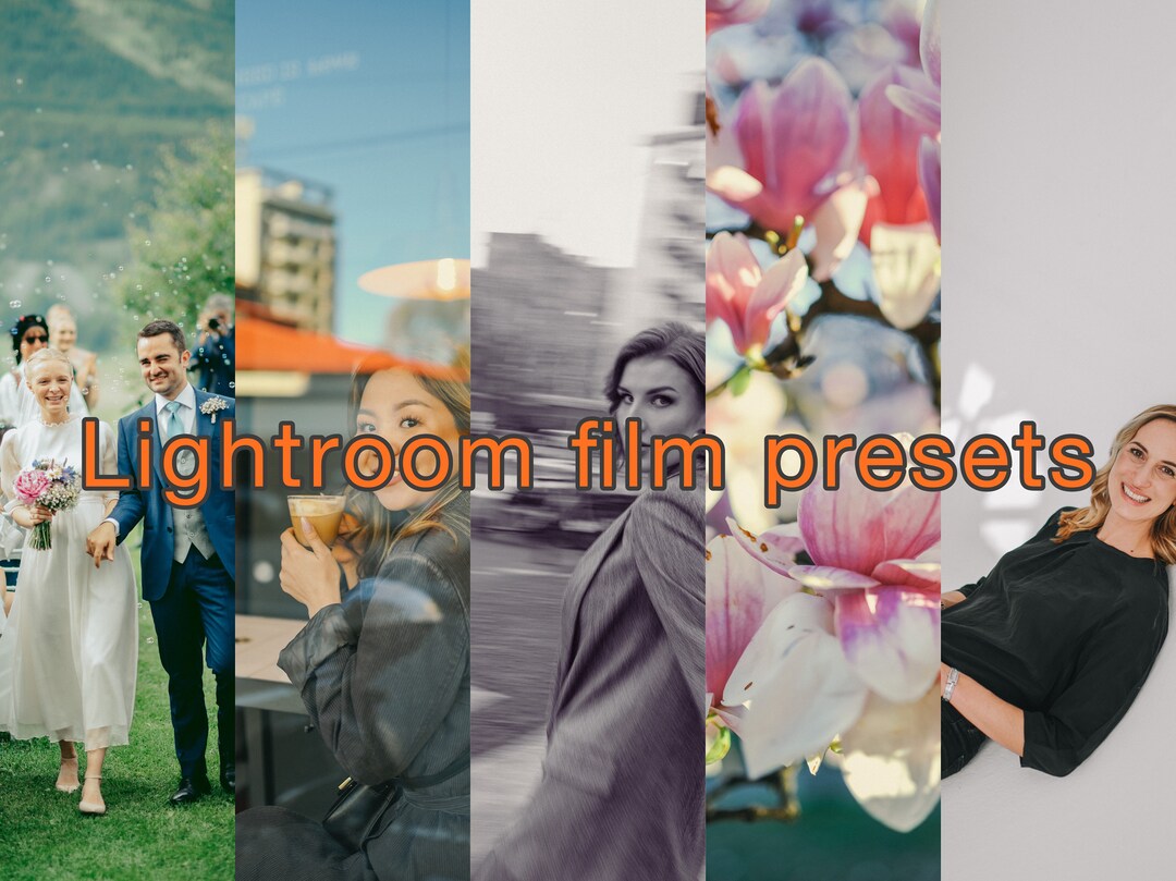 5 Lightroom Desktop Presets Premium | Vintage Tones, Grain Preset ...