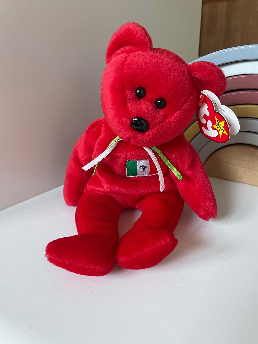 Ty "osito" the Bear Beanie Baby - Etsy