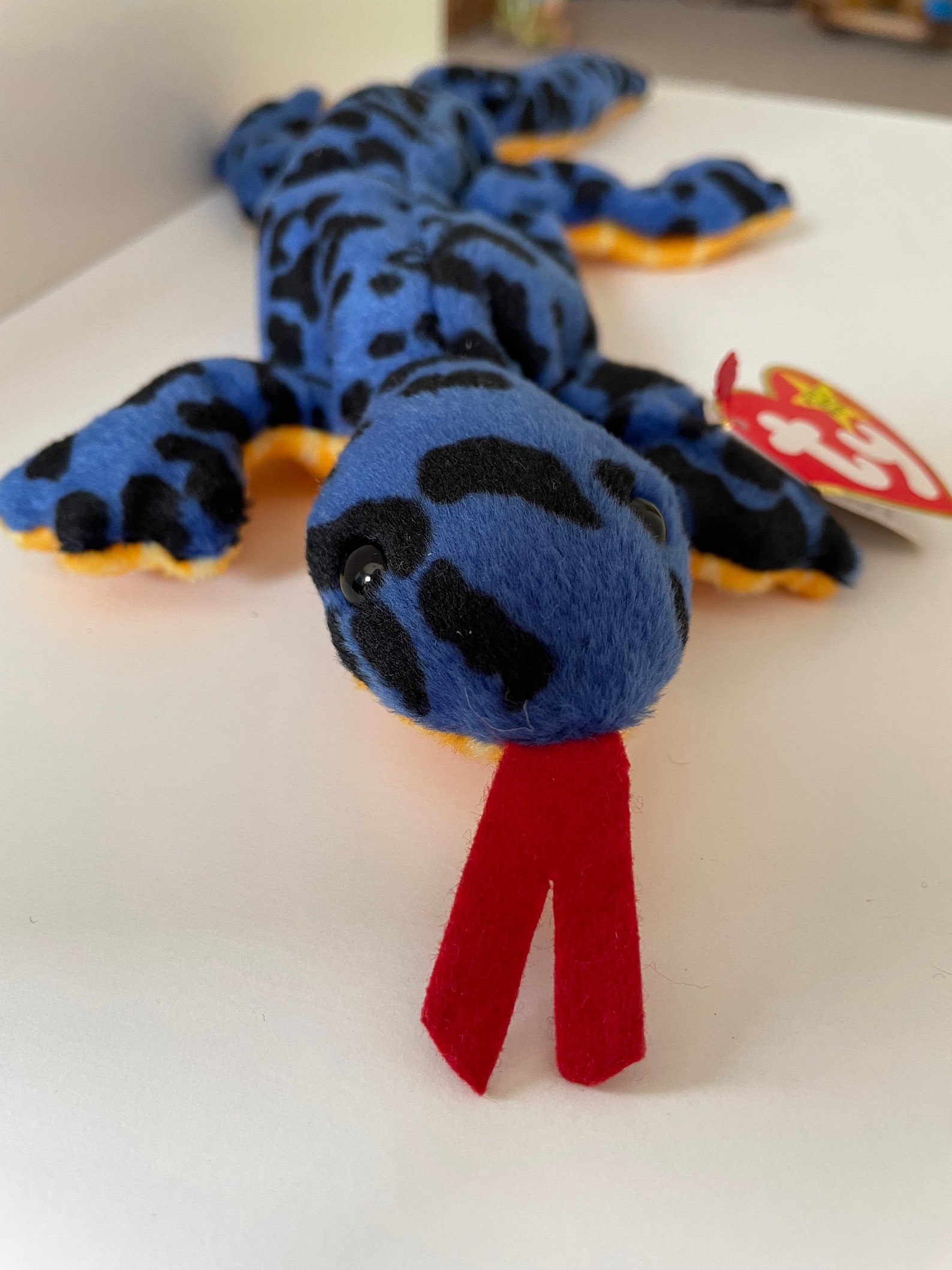 Ty lizzy the Lizard Vintage Beanie Baby - Etsy