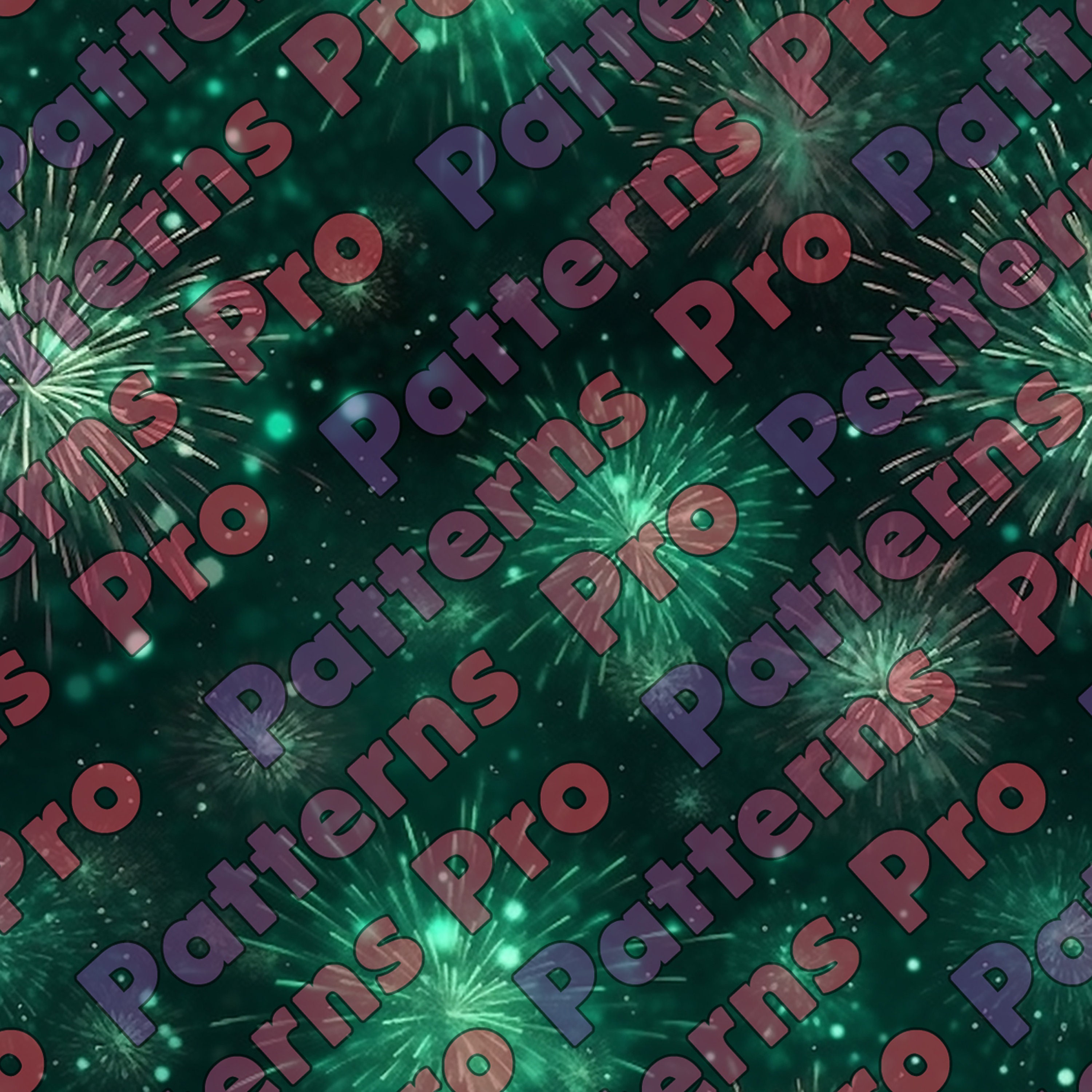 20 Fantastic Fireworks Seamless Digital Pattern Printable Digital Paper ...