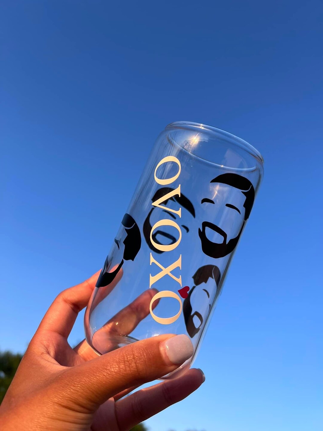 Drake OVOXO Glass Can Cup, Drake Fan, Hip-hop Gifts, Drake Lover ...