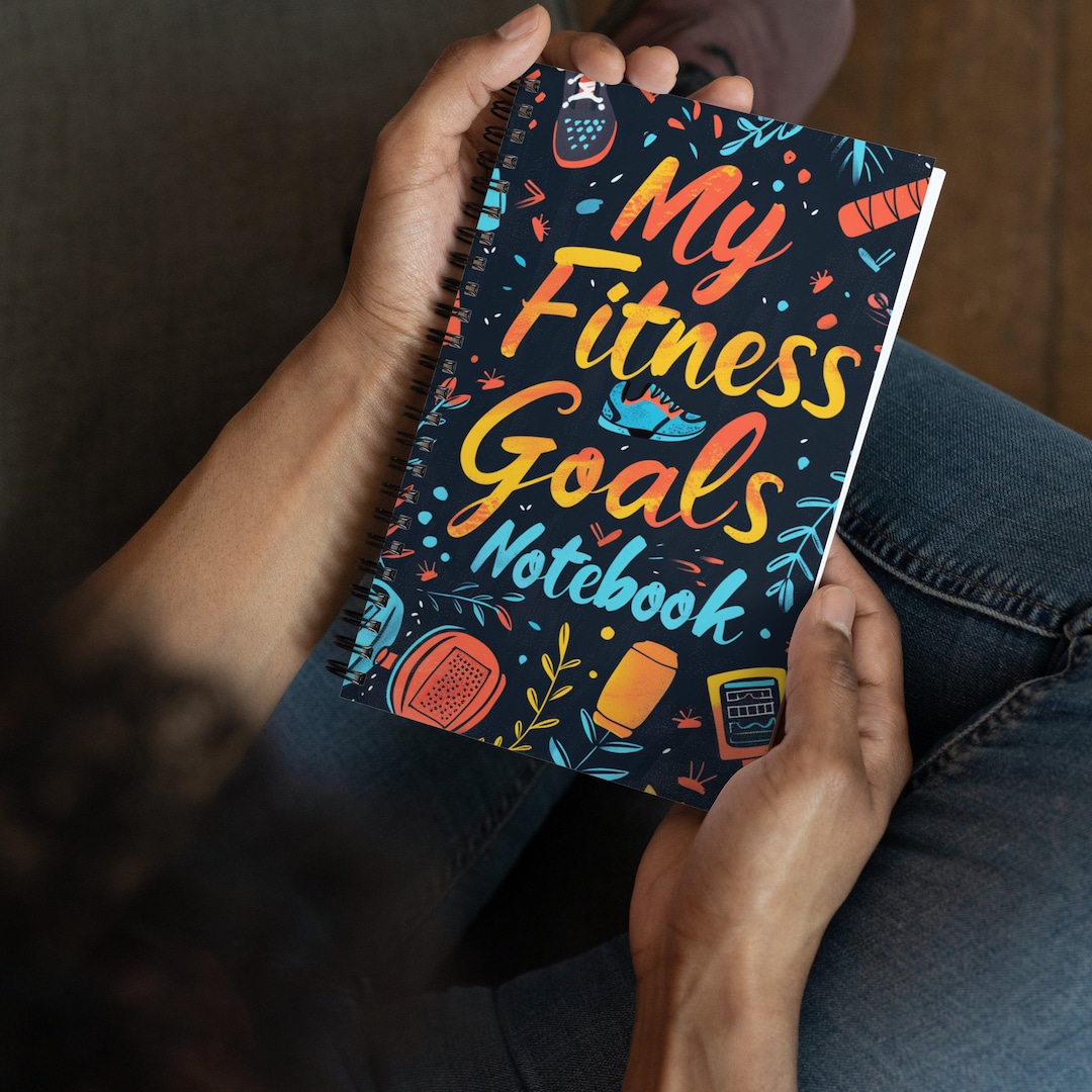 My Fitness Goals Notebook - Inspirational Workout Journal, Fitness ...