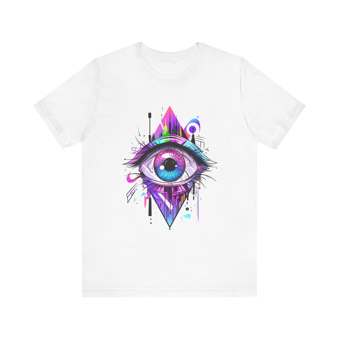 Abstract Eye T-shirt: Psychedelic Third Eye Graphic Tee - Etsy