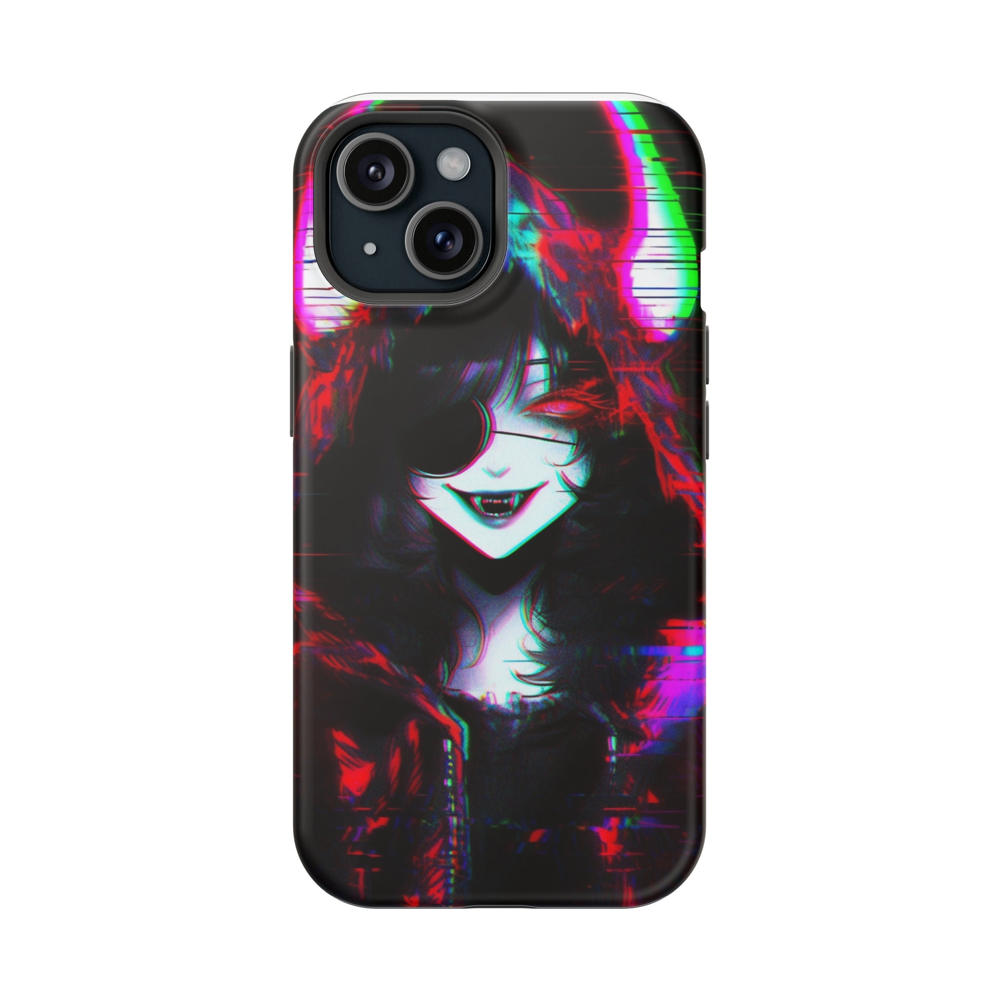 Edgy Anime Character Phone Case Vibrant Protective Cover, Dynamic Comic ...