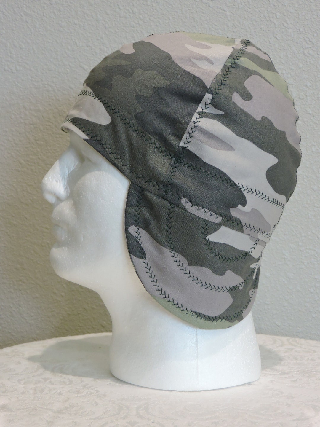 Camouflage Welding Cap, Camo Welders Cap, Reversible, 100% Cotton, Made ...