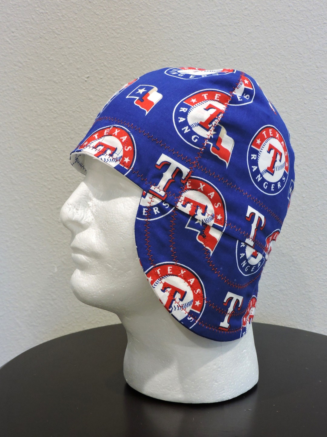 Texas Rangers Welding Cap Baseball Sports Welding Cap Reversible Custom ...