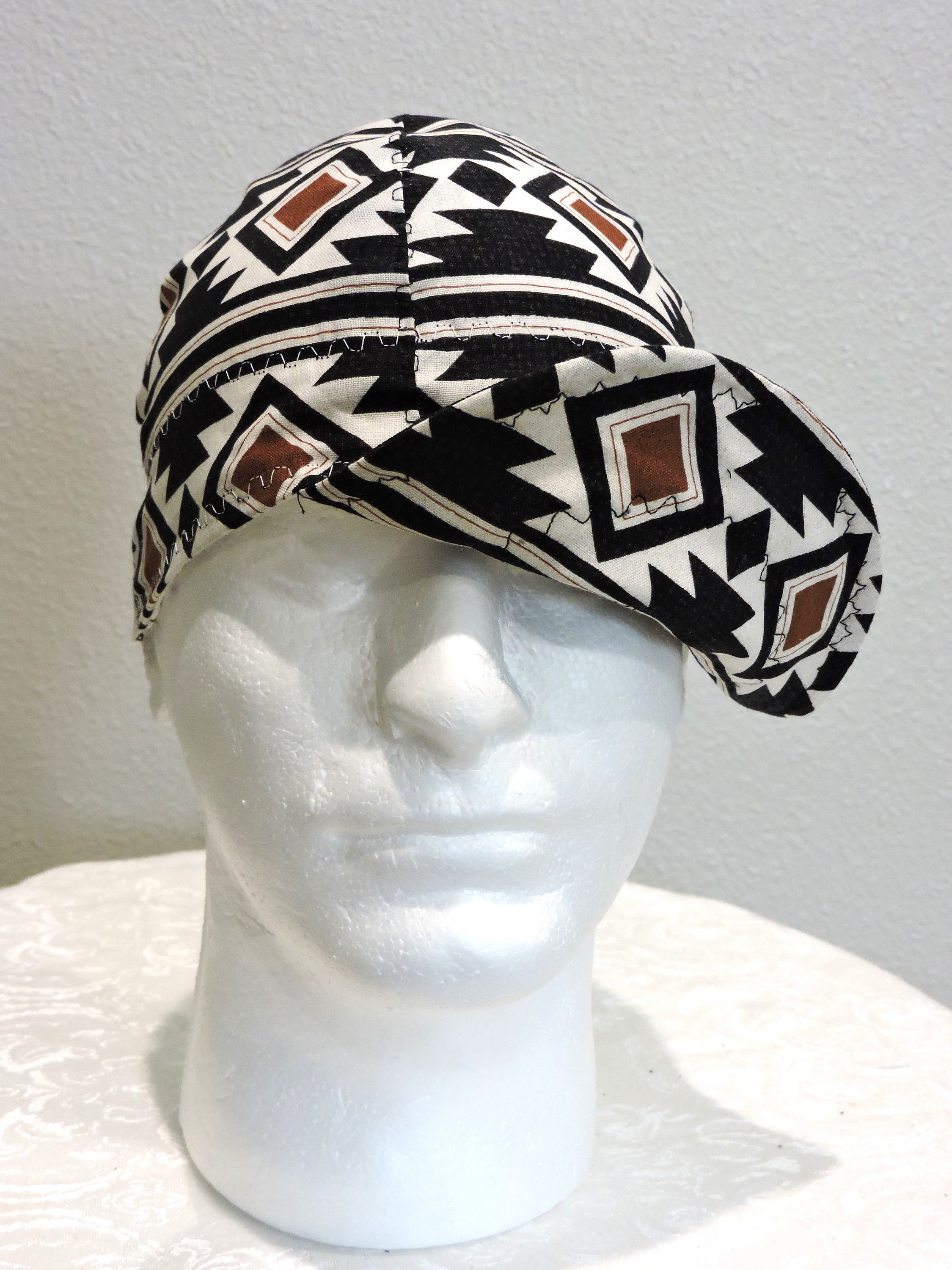 Southwest Welder Cap, Native Welding Cap, Aztec Cap, Boho Cap ...