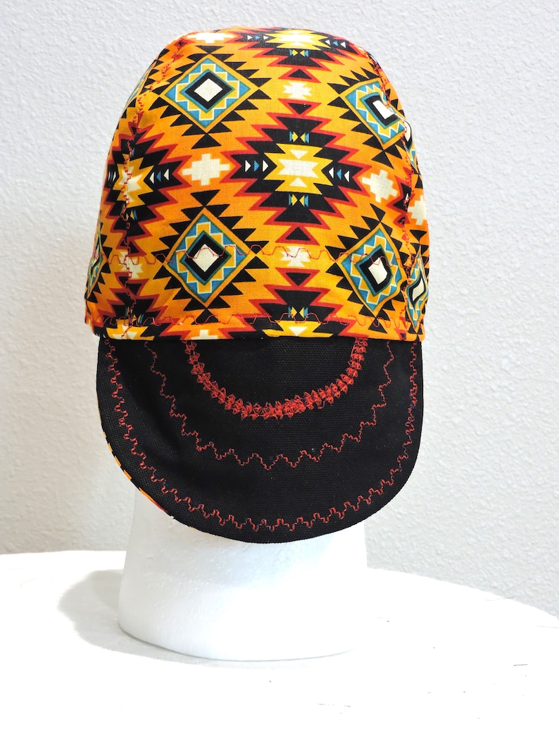 Native Welding Cap, Aztec Welder Cap, Reversible, 100% Cotton ...