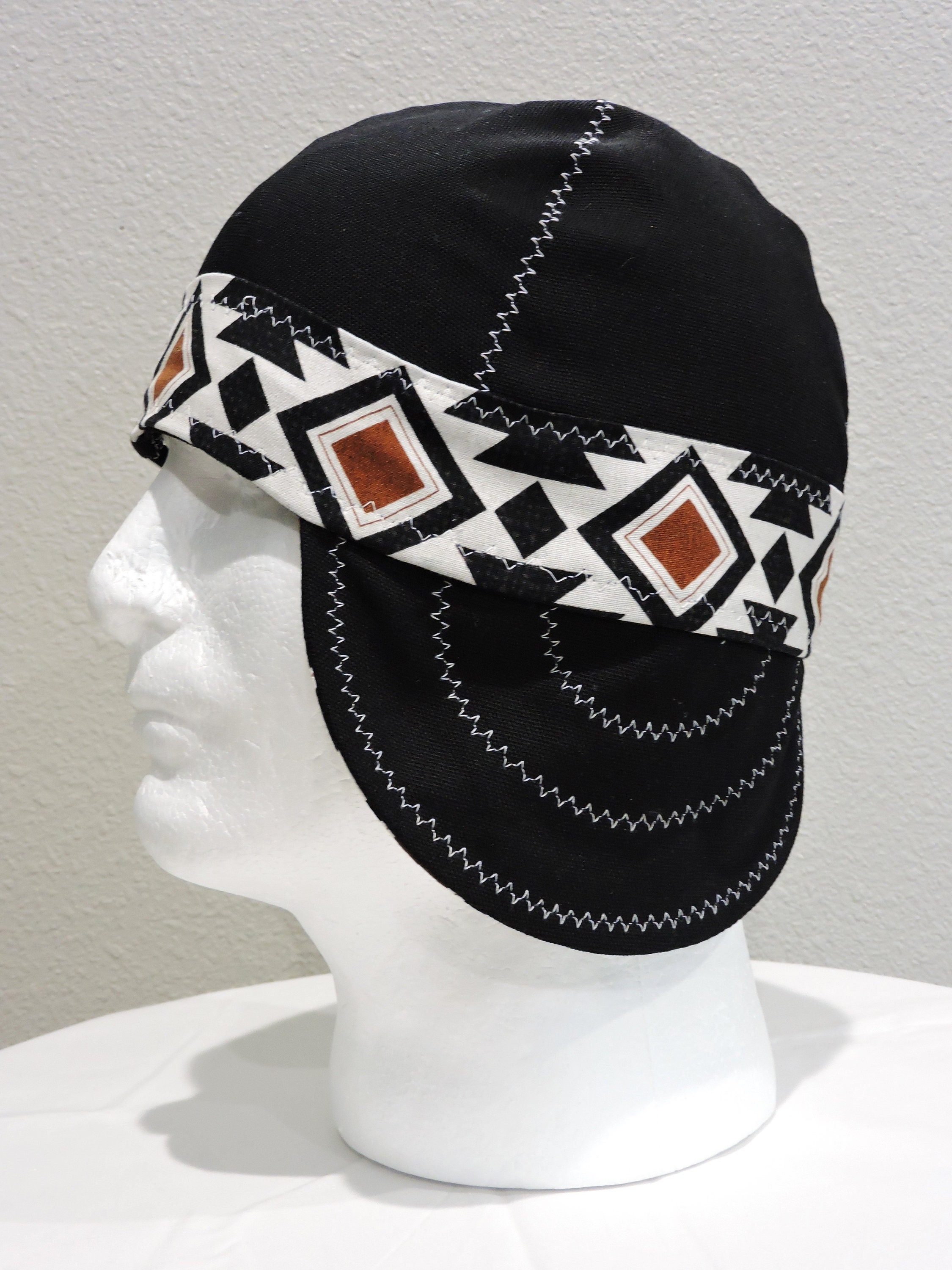 Native Pattern Black Fully Reversible Double-sided Welder Heavy Duty ...