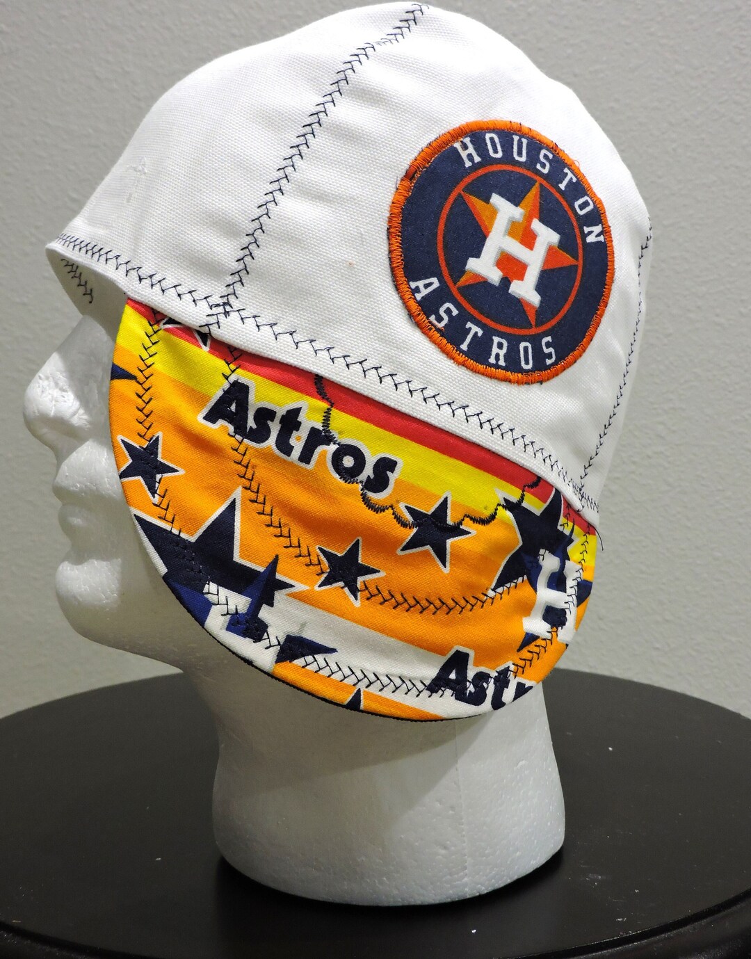 Houston Astros Team Custom Welder Cap Embroidery Patchwork 100% Cotton ...