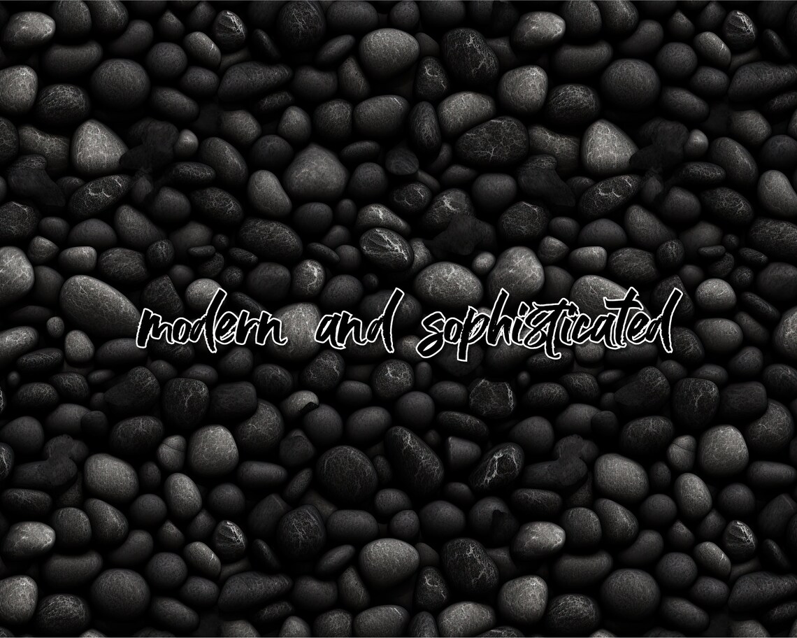 Black Smooth Stone Seamless Digital Background 8-pack - Etsy