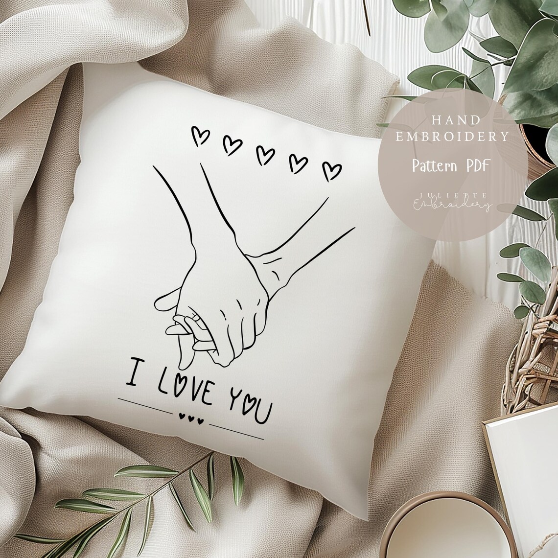Love Quotes Embroidery PDF Pattern| Love Words Embroidery Design ...