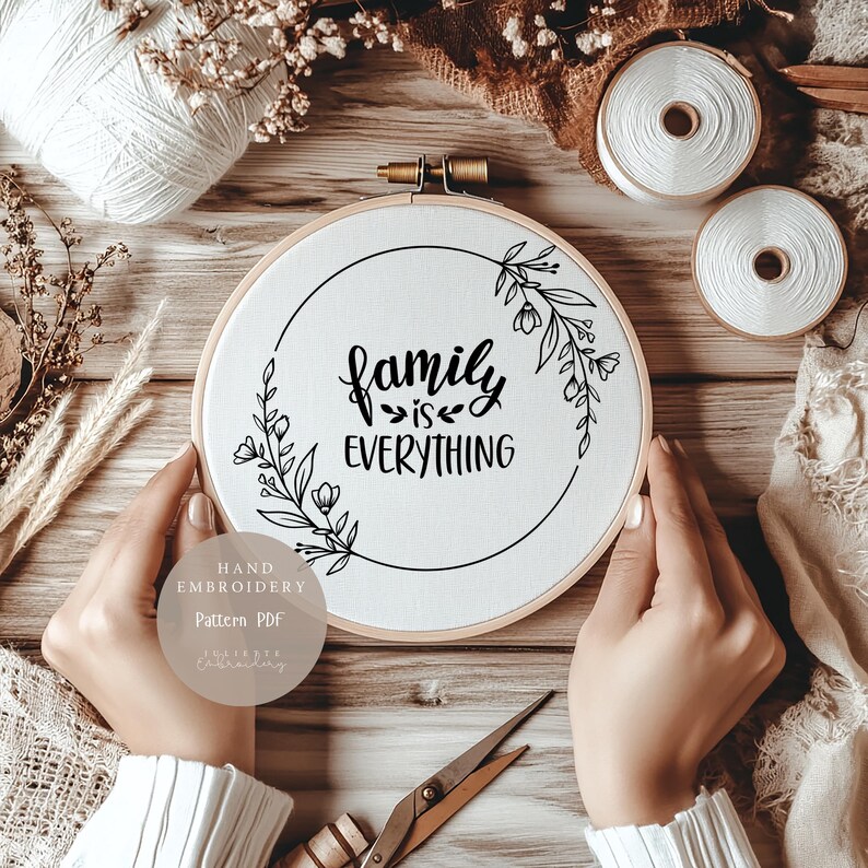 Motivational Quotes Embroidery PDF Pattern| Modern Embroidery Design ...