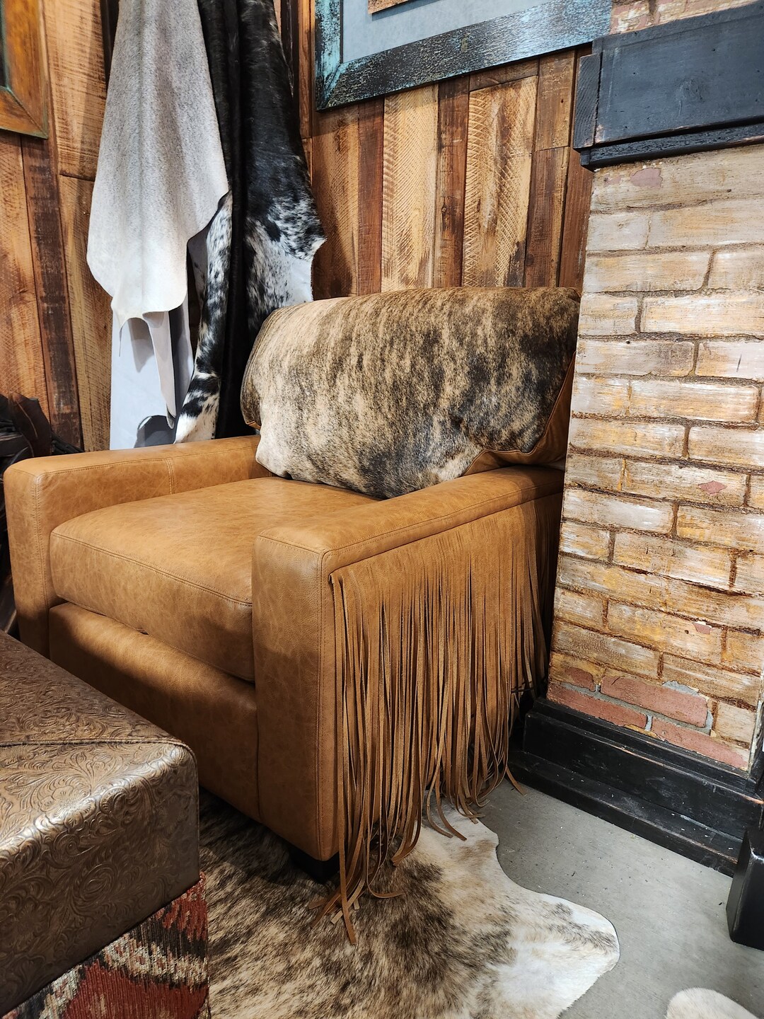 Pendelton Fringe Chair by Ranch & Co. Interiors - Etsy