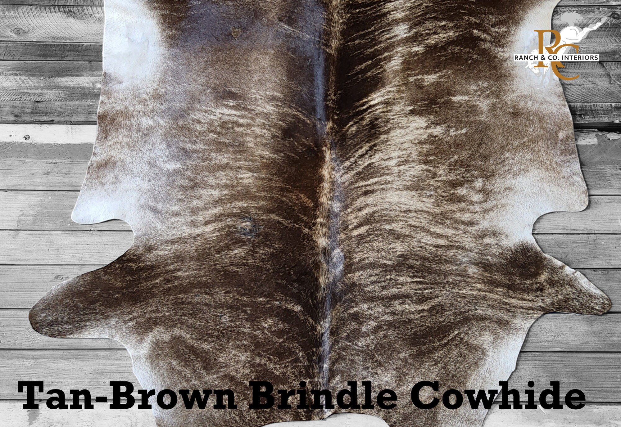 Brindle Cowhide by Ranch & Co Interiors - Etsy