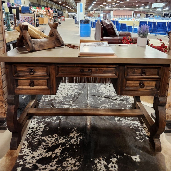 Western Desk - Etsy