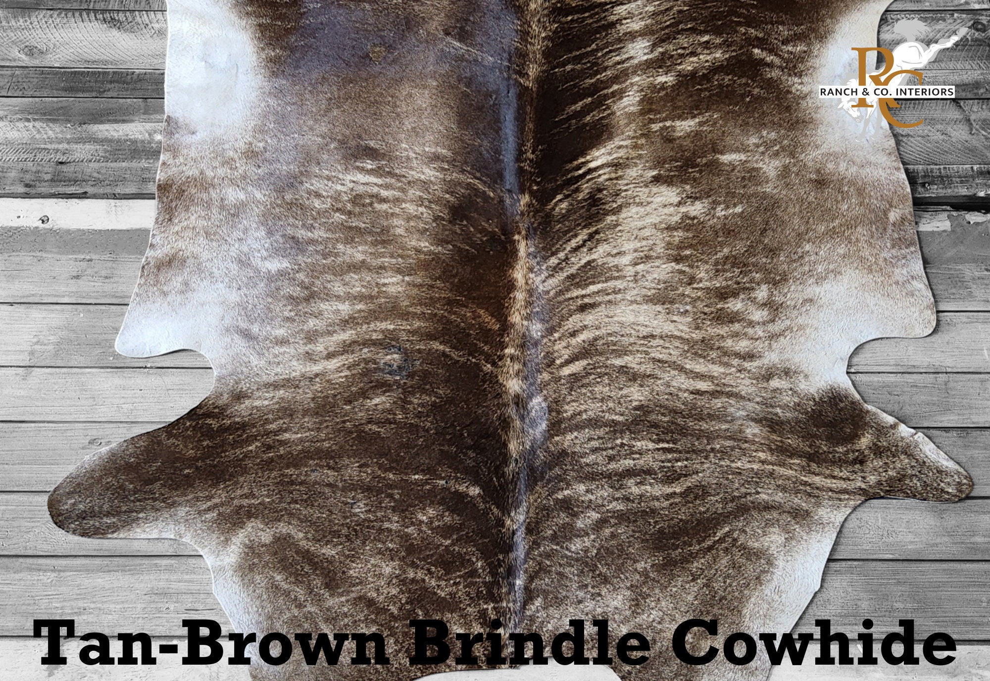 Brindle Cowhide by Ranch & Co Interiors - Etsy