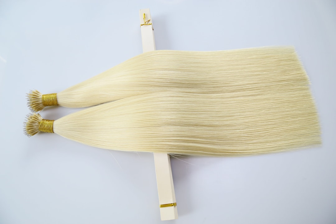 Platinum Human Hair Extensions - Etsy