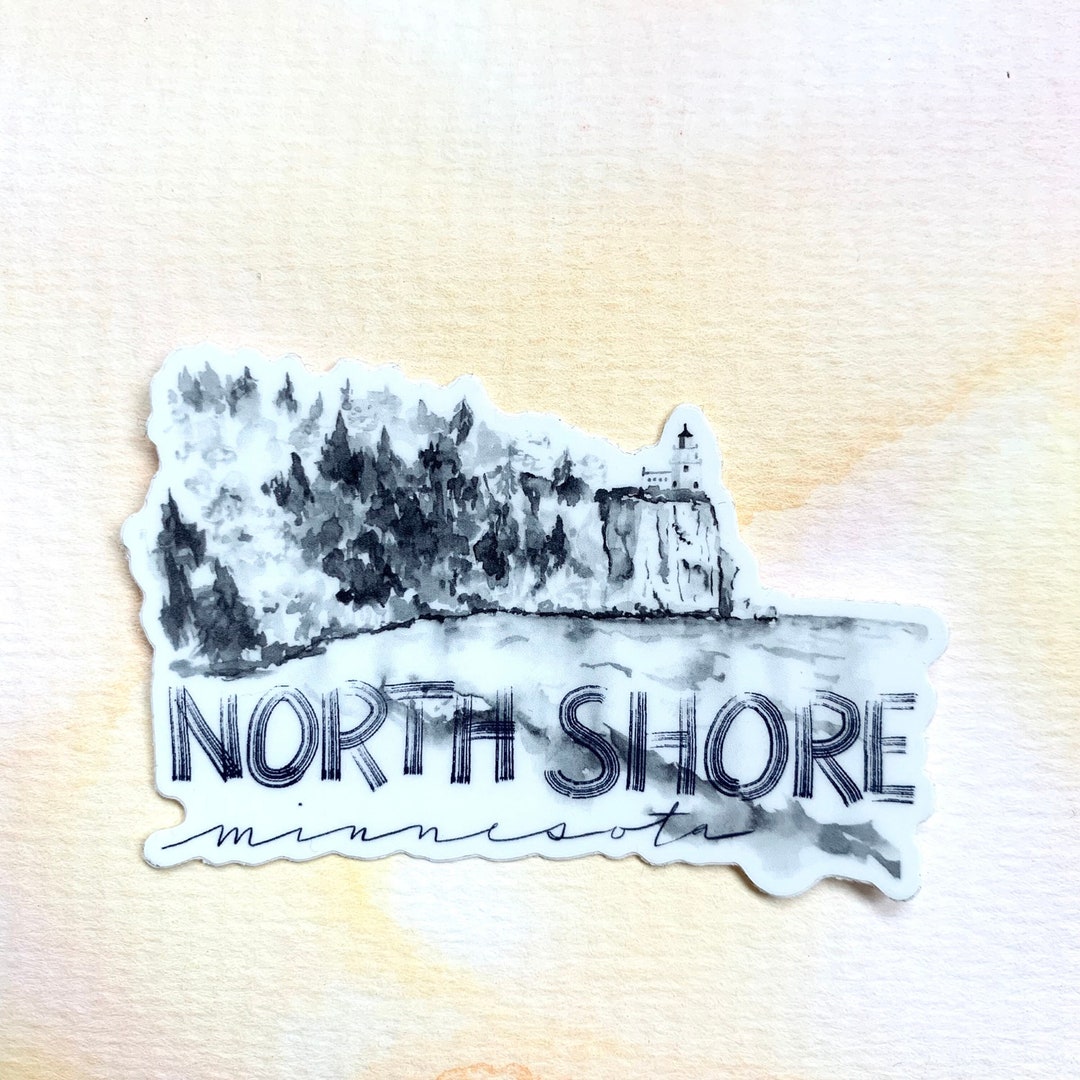 Vinyl Sticker Minnesota North Shore Lake Superior Sticker Waterproof ...