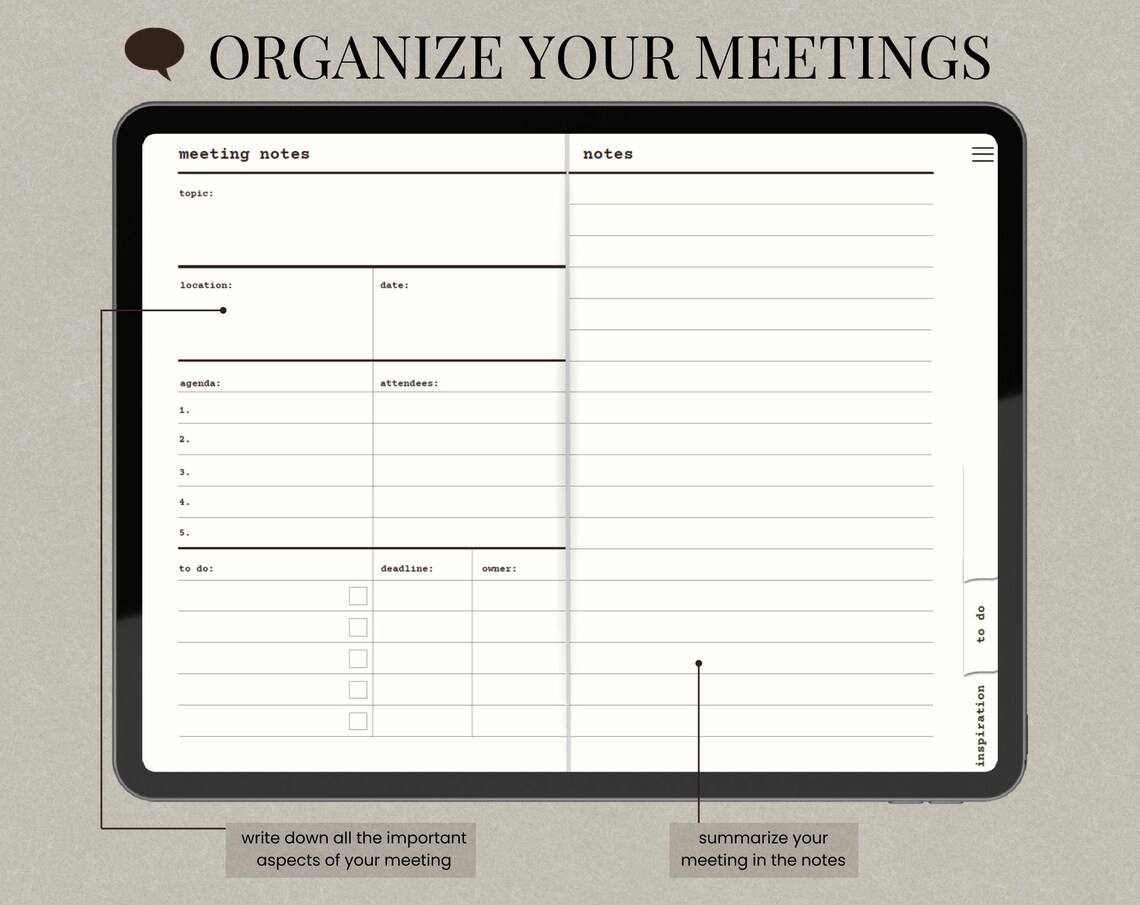 Digital Planner 2023 2024, Dated Digital Planner, Goodnotes Planner ...