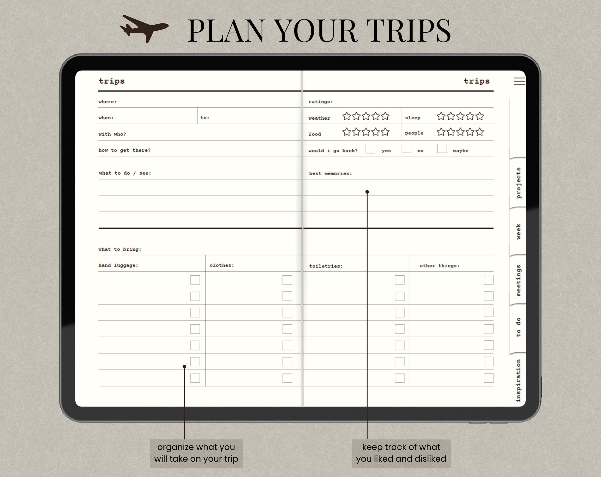 Digital Planner 2023 2024, Dated Digital Planner, Goodnotes Planner ...