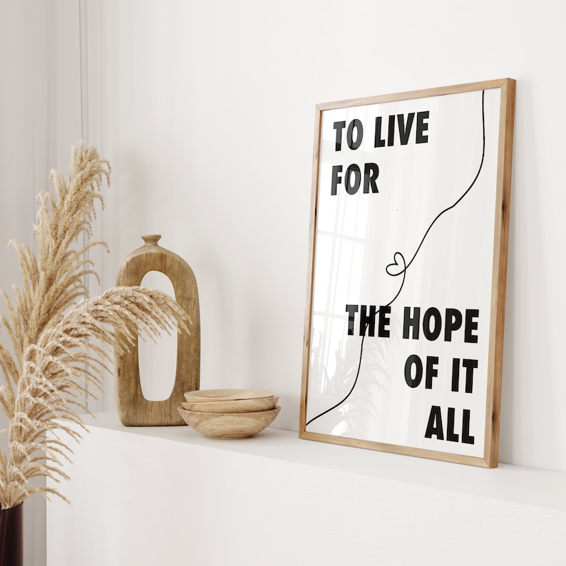 AUGUST Taylor Swift Poster to Live for the Hope of It All Song - Etsy