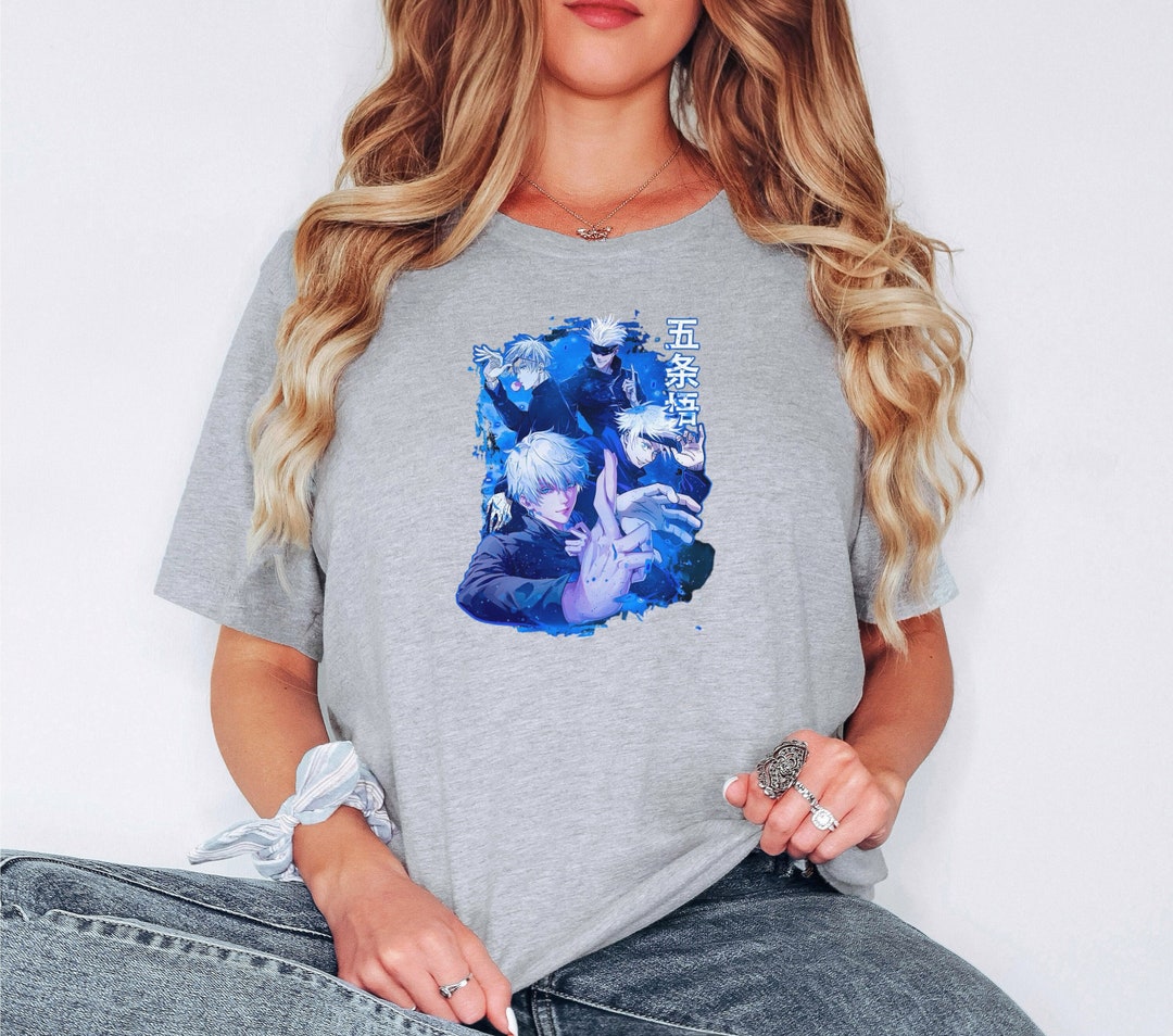 Satoru Gojo Shirt Jujutsu Kaisen Anime Shirt Japanese Streetwear Gojo ...