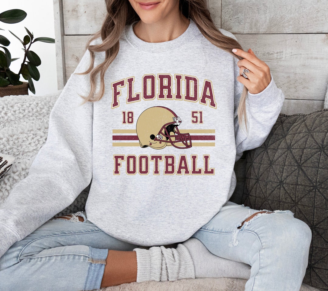 Florida State Football Vintage Sweatshirt Florida State Crewneck ...