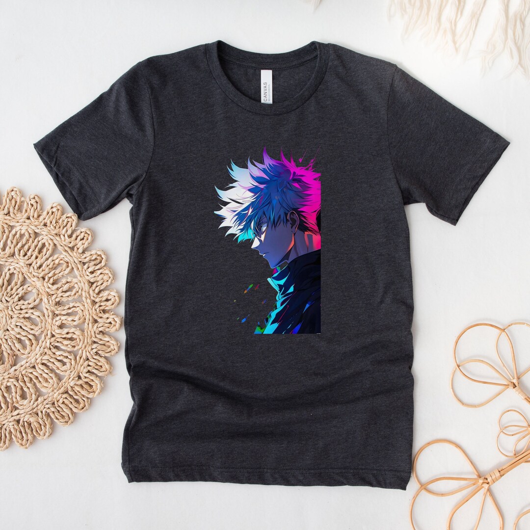 Satoru Gojo Shirt Jujutsu Kaisen Anime Shirt Japanese Streetwear Gojo ...