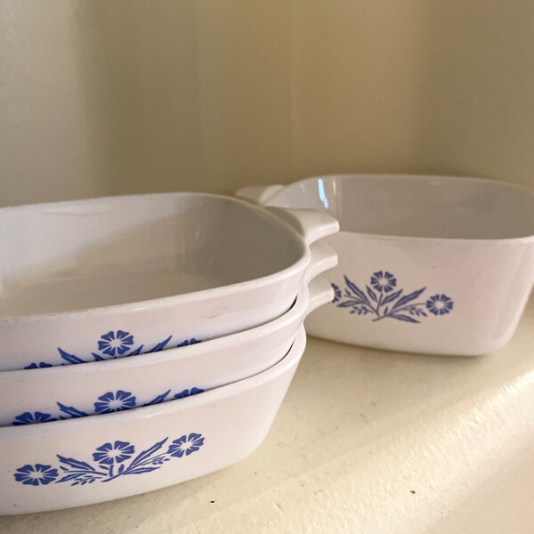 Corning Ware Blue Cornflower Casserole - Etsy