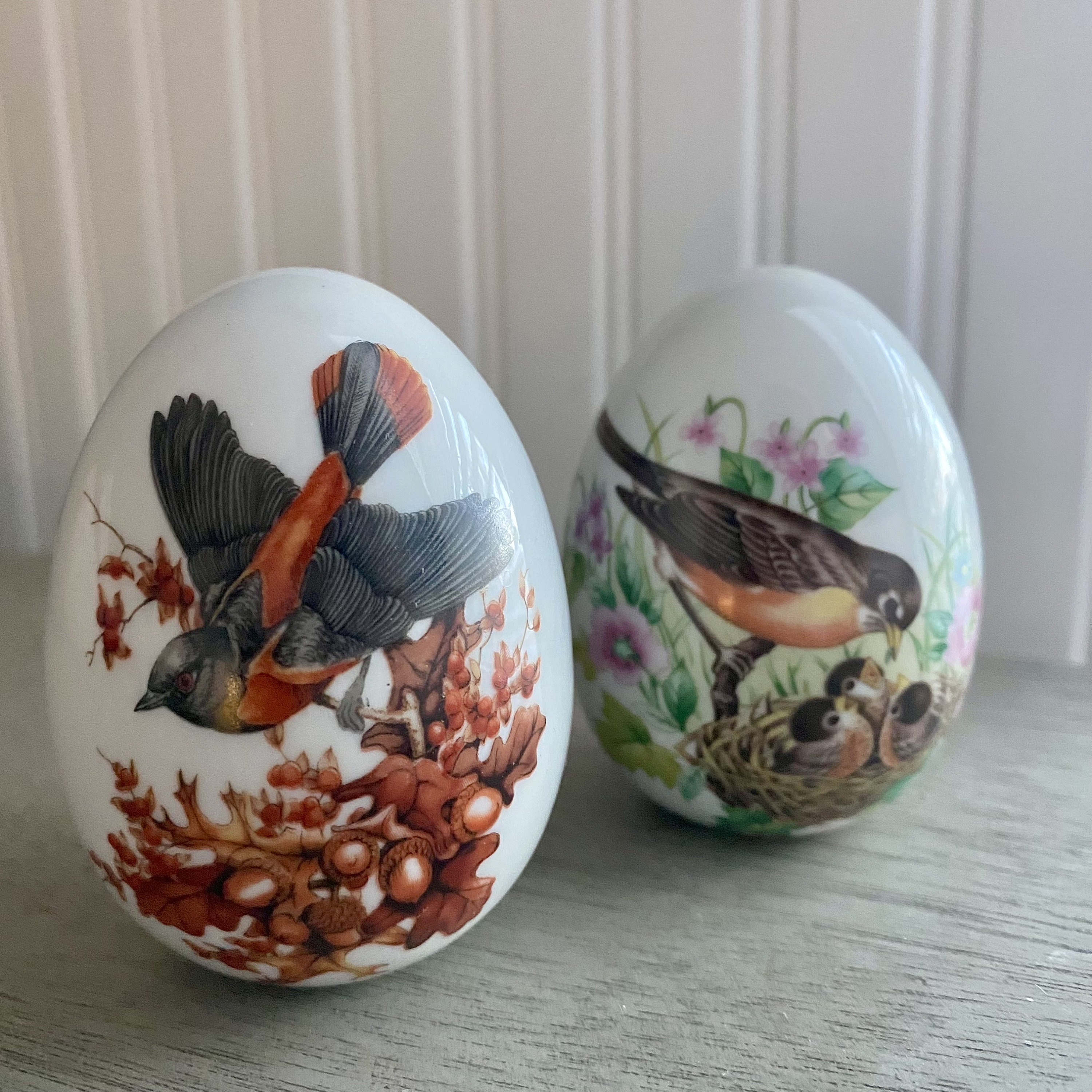 Set of Vintage Avon Porcelain Eggs - Etsy