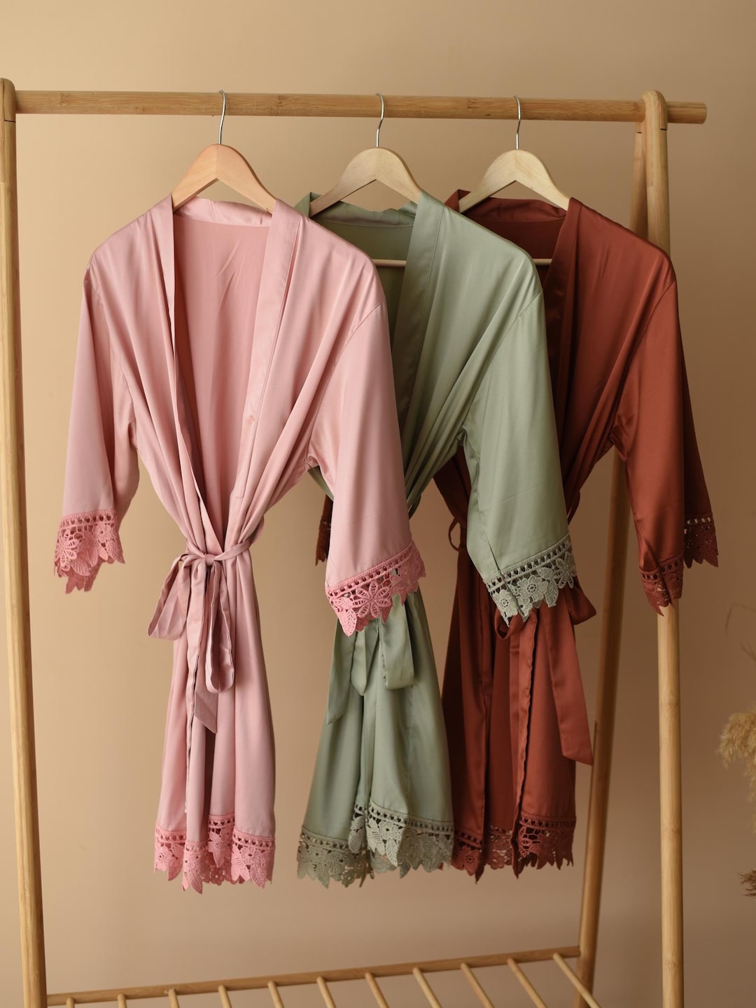 Wedding Robes, Bridesmaids Proposal Robes, Maid of Honor Robe, Bride ...