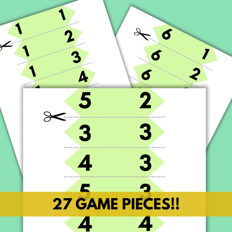 Number Train Matching Game: Kids Craft Activity (PDF Printable) - Etsy ...