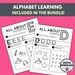 Kids Alphabet Activity Pack: Letter Coloring & Writing (PDF Download ...