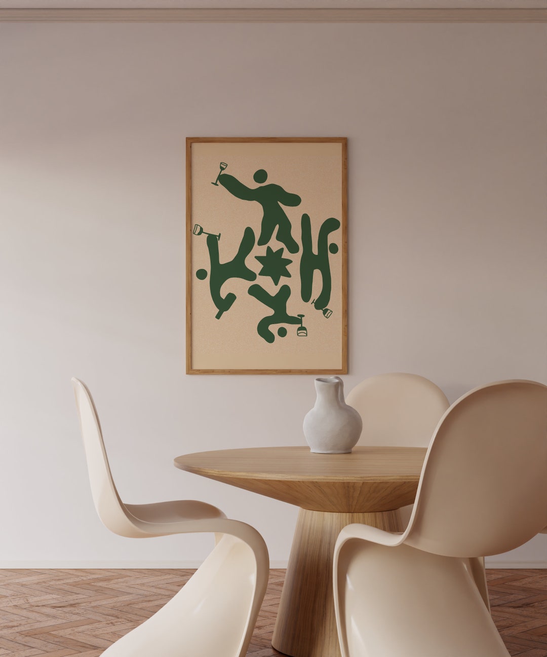 Dinner Party // Abstract Art Print - Etsy